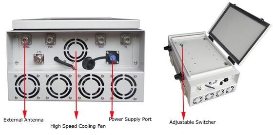 Hotsale 75W high power prison/jail jammer with 5 channels
