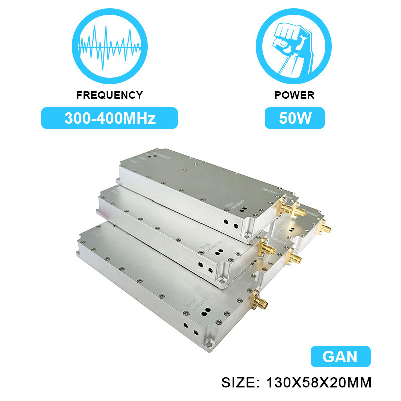 50W 300-400MHz PA Power Amplifier Signal Blocking Device Anti Drone Fpv ...