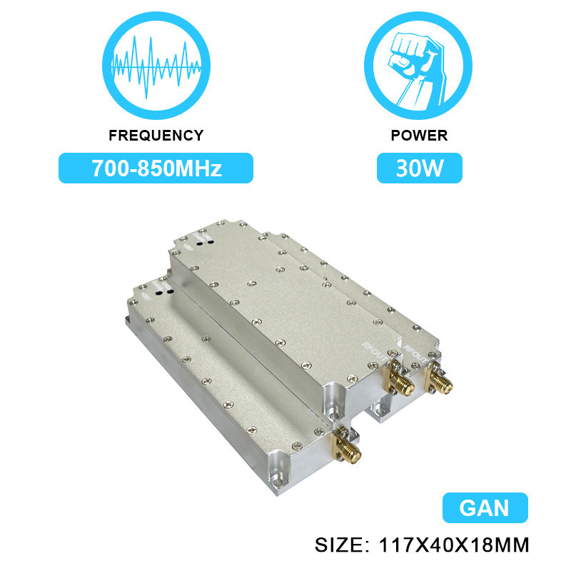30W 700-850MHz Anti Drone Signal Jammer Module System GPS Blocker GaN ...