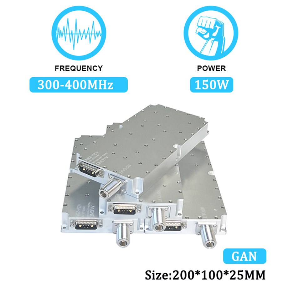 150W 300-400MHz PA Power Amplifier Signal Blocking Device Anti Drone ...