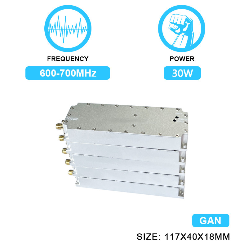 30W 600-700MHz Anti Drone Signal Jammer Module System GPS Blocker GaN ...